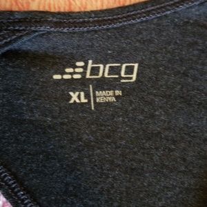 bcg | Tops | Bcg Dark Grey Shirt With Back Cutout Xl | Poshmark